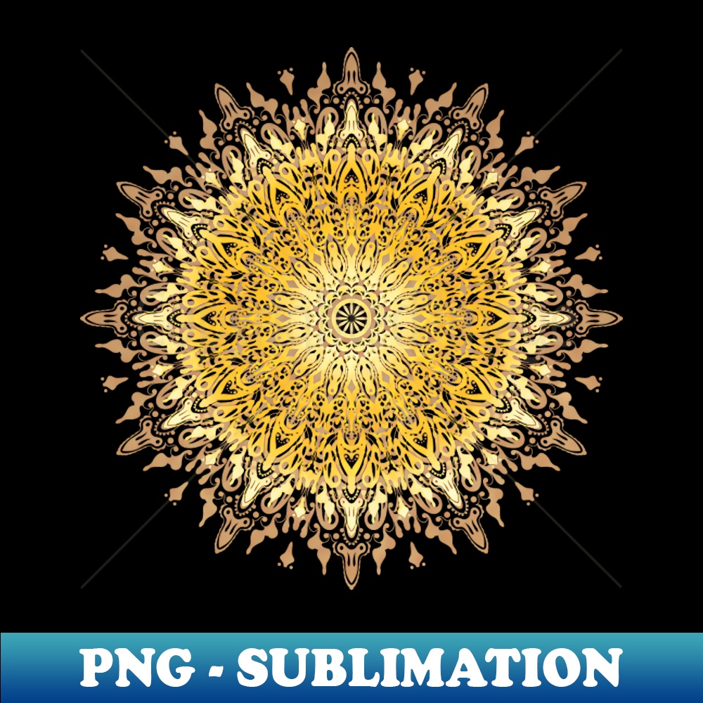 Sun Mandala - PNG Transparent Sublimation File - Capture Ima - Inspire Uplift