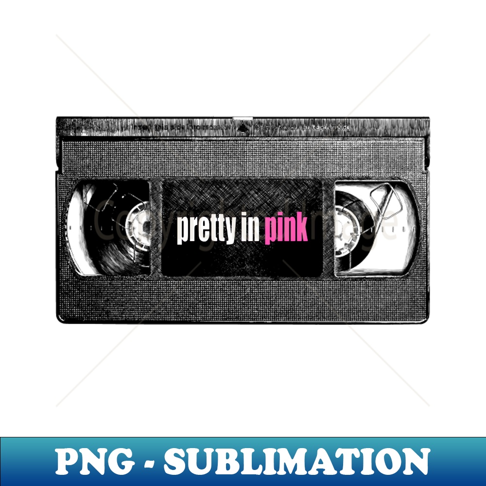 Pretty in Pink VHS Tape - Digital Sublimation Download File | Inspire ...