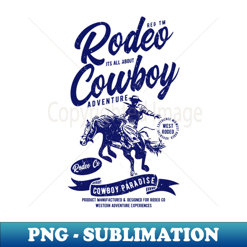 Rodeo Cowboy Paradise - PNG Transparent Digital Download Fil - Inspire ...