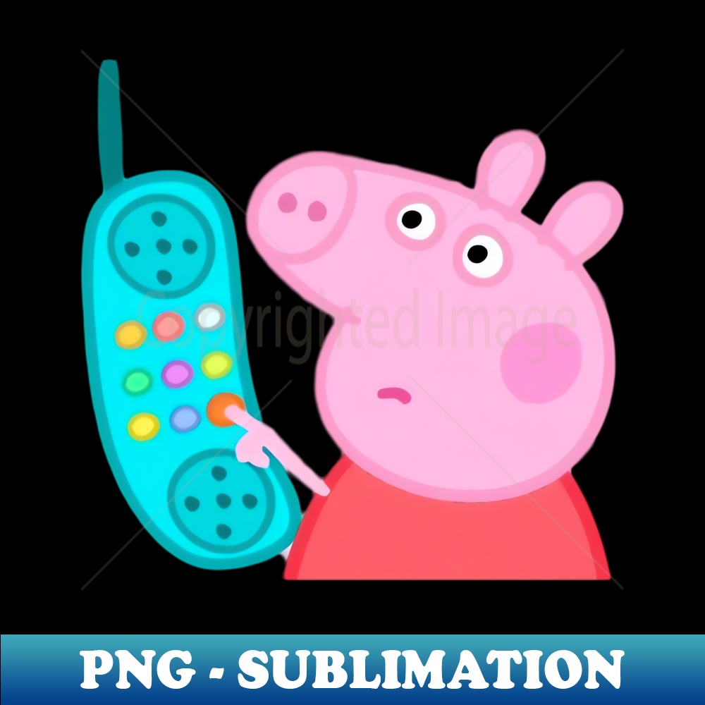 Peppa Pig Hangs Up on Suzy Sheep - Exclusive PNG Sublimation | Inspire ...