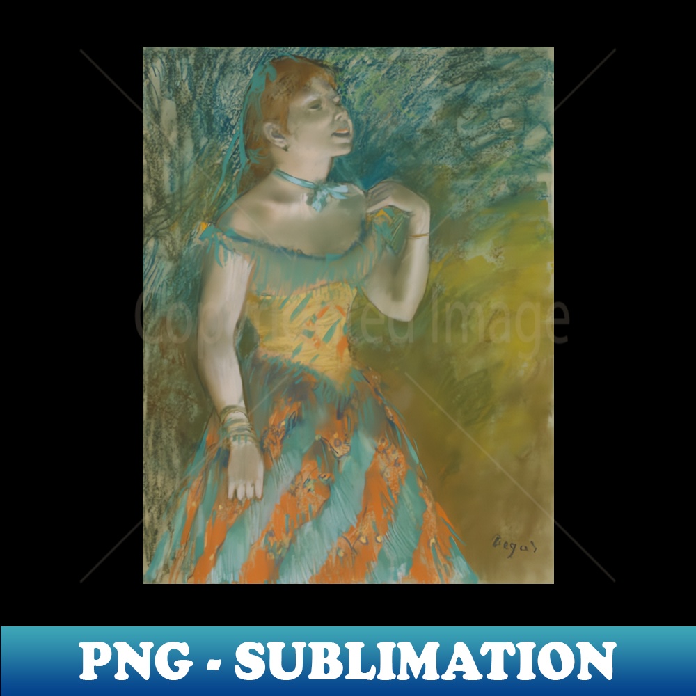 The Singer in Green by Edgar Degas - PNG Transparent Digital - Inspire ...