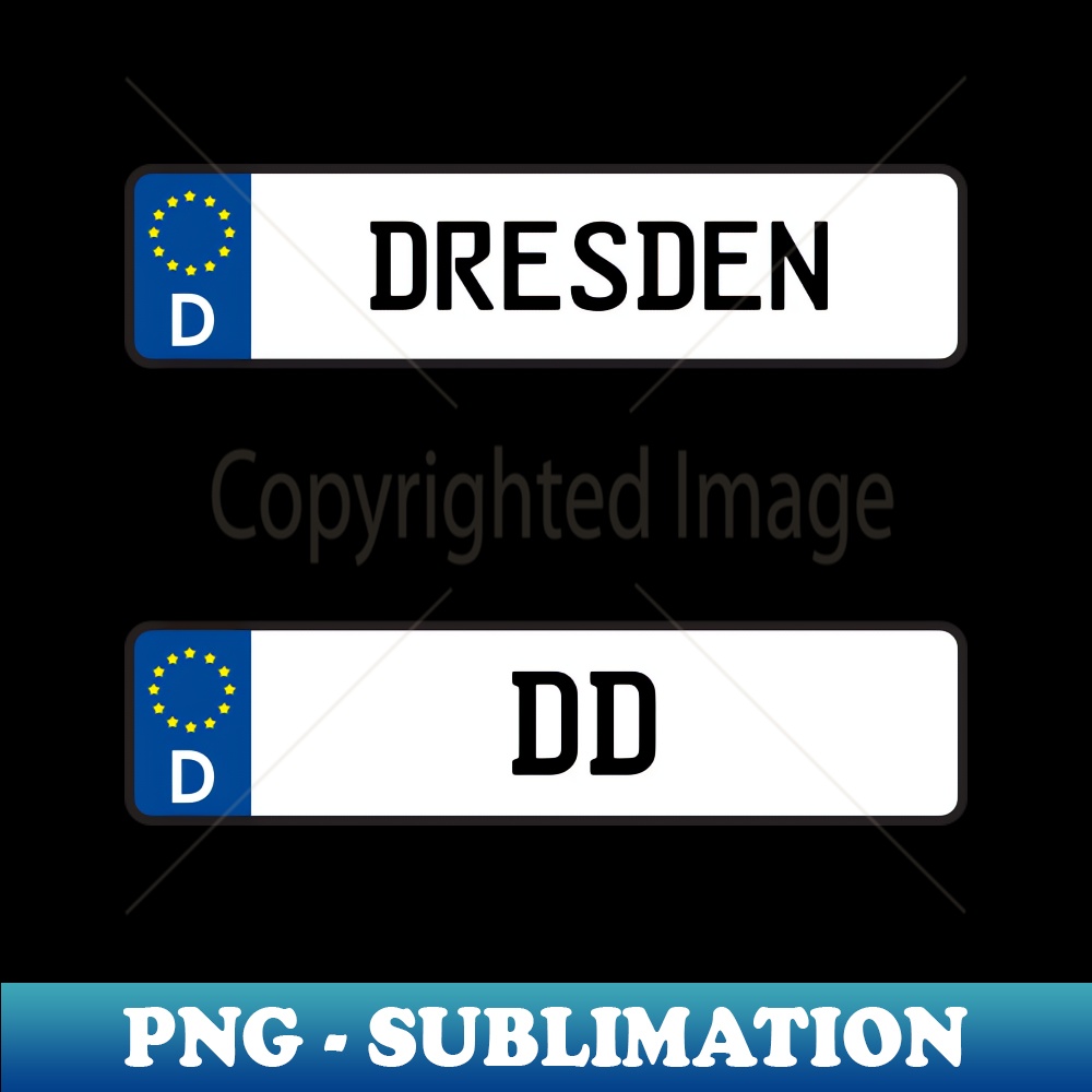 Dresden kennzeichen Sticker German Car License Plate Kfz Ken | Inspire ...