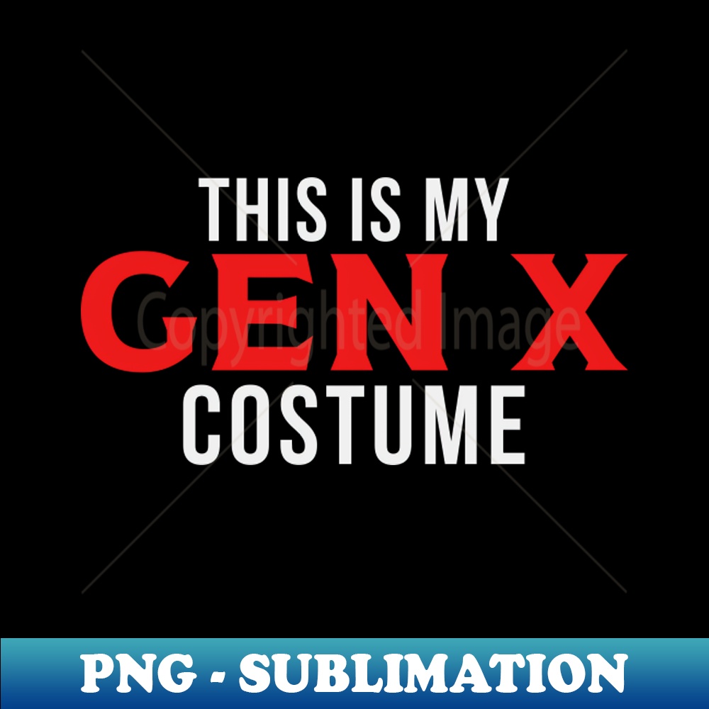 GEN X Costume - Elegant Sublimation PNG Download - Unlock Vi | Inspire ...