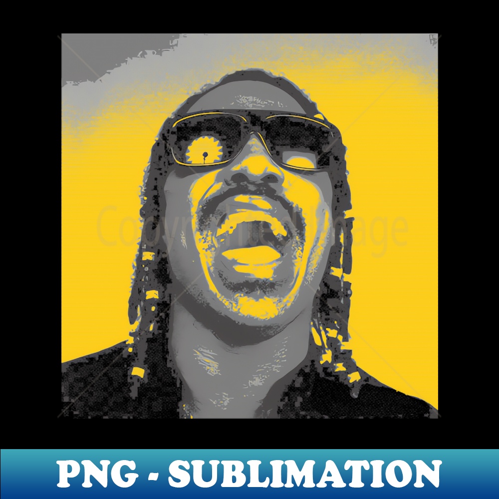 Shunshine Stevie Wonder Grey - High-Quality PNG Sublimation | Inspire ...