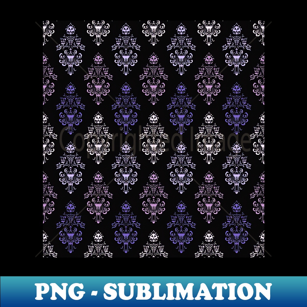 Purple Pastel Haunted Mansion Wallpaper - Digital Sublimatio | Inspire ...