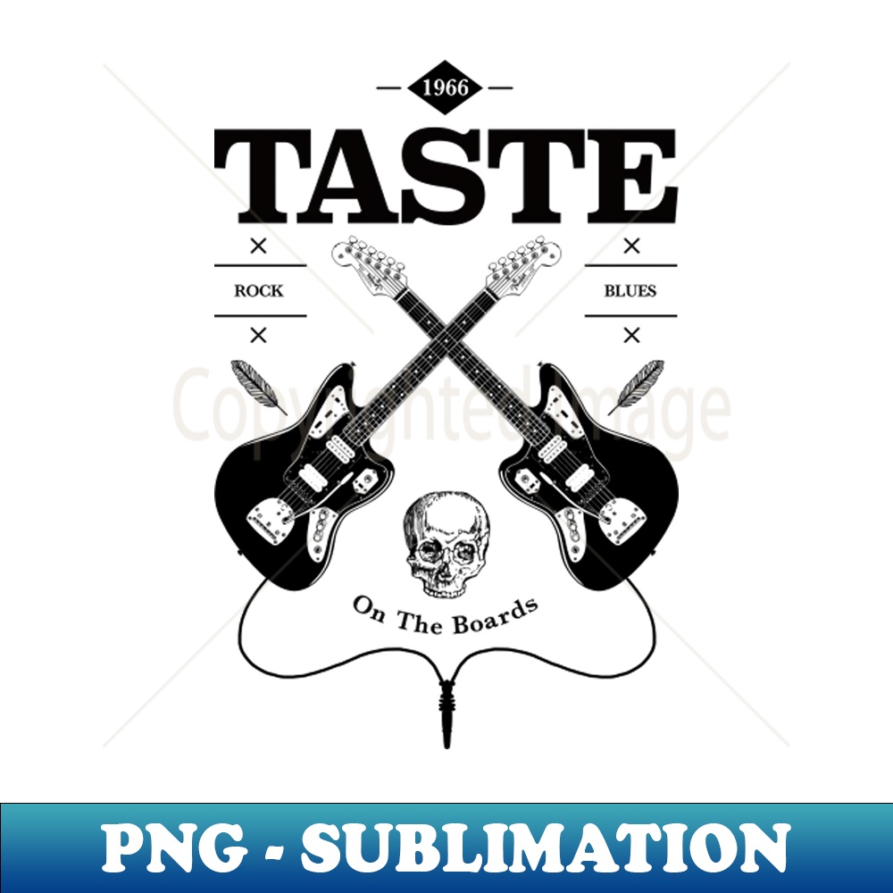 Taste Guitar Vintage Logo - Digital Sublimation Download Fil | Inspire ...
