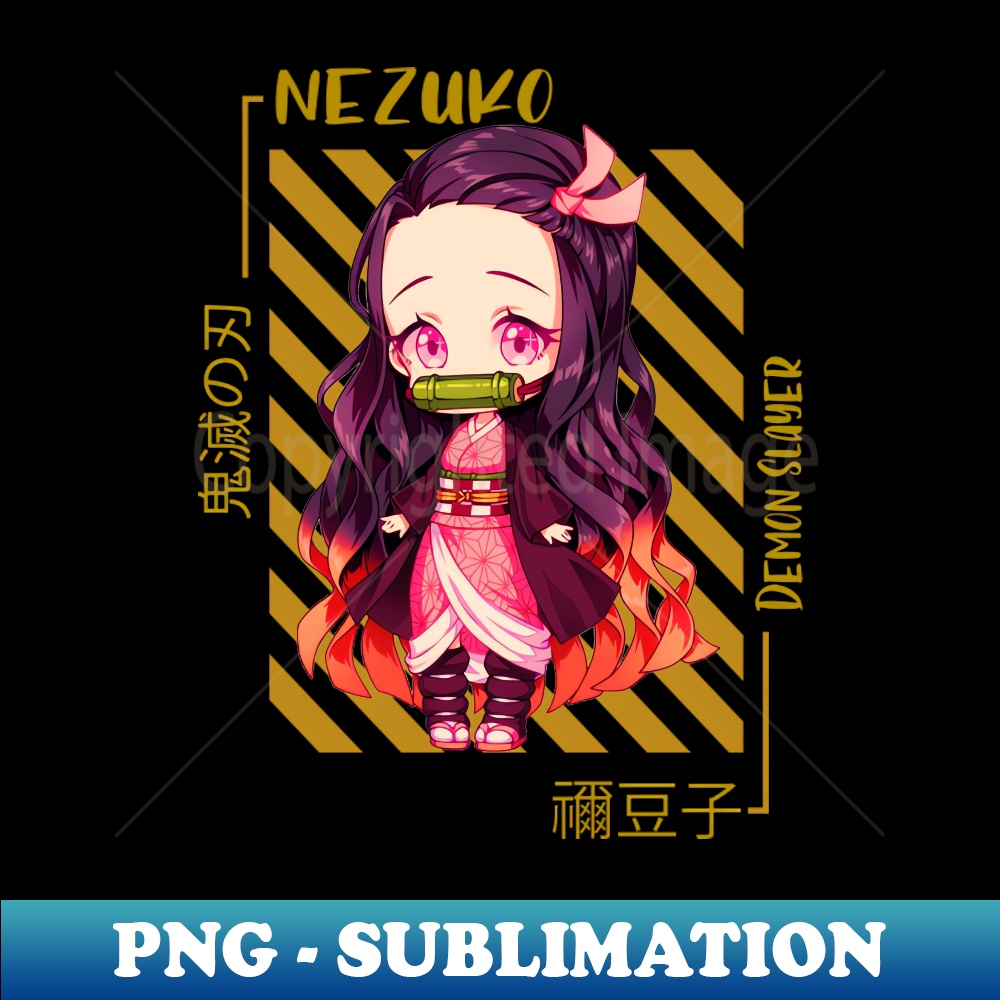 Nezuko Demon Slayer - PNG Transparent Sublimation Design - I - Inspire ...