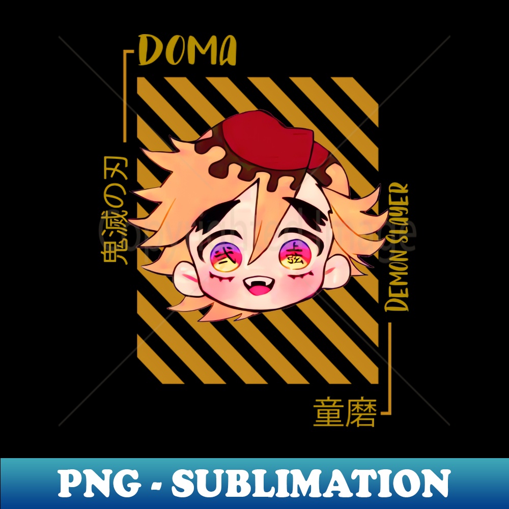 Doma - Demon Slayer - PNG Transparent Sublimation Design - B | Inspire ...