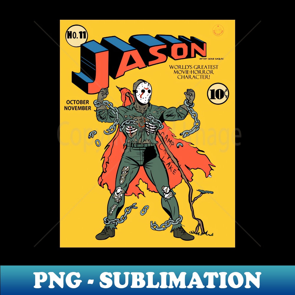 Jason Voorhees Muscle - High-Resolution PNG Sublimation File | Inspire ...