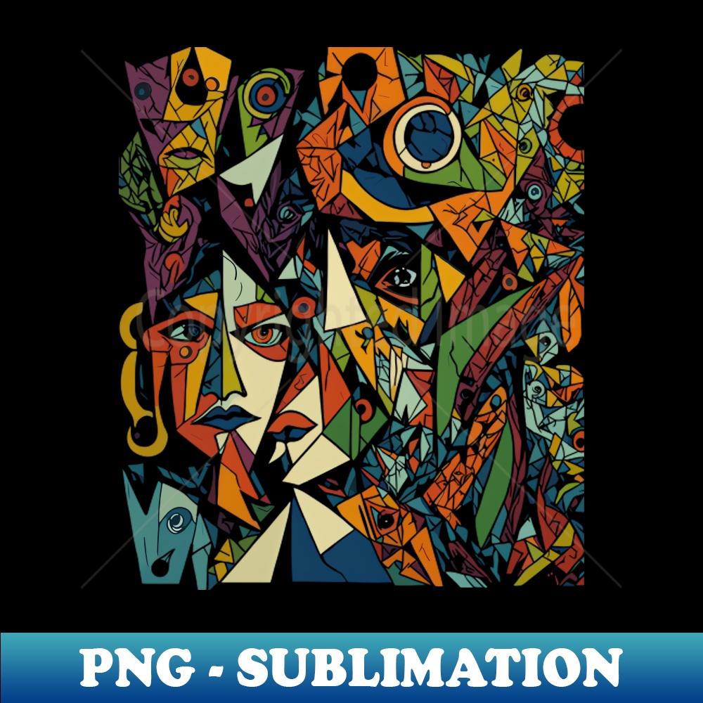 Abstract Cubism - Professional Sublimation Digital Download - Inspire ...