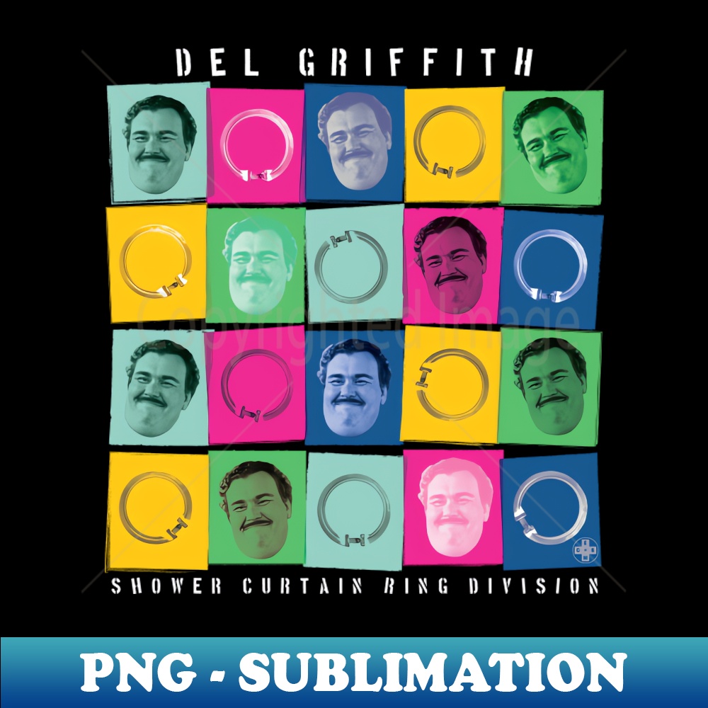 Del Griffith Shower Curtain Ring Division - Exclusive Sublim | Inspire ...