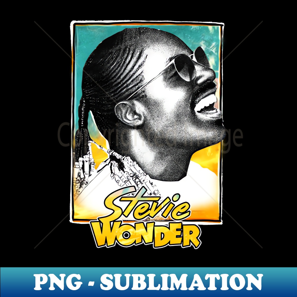 Stevie Wonder - High-Quality PNG Sublimation Download - Capt - Inspire ...