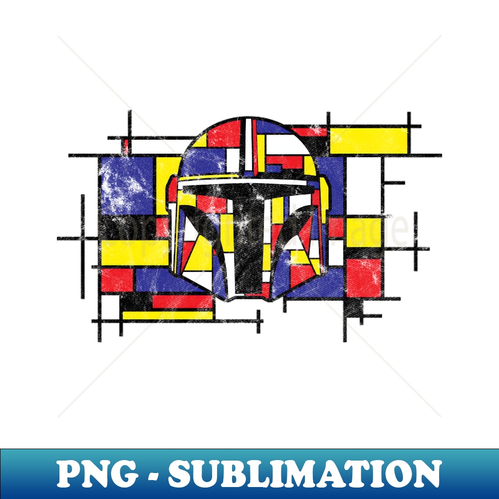 Mondrian Space Helmet - Exclusive PNG Sublimation Download - | Inspire ...