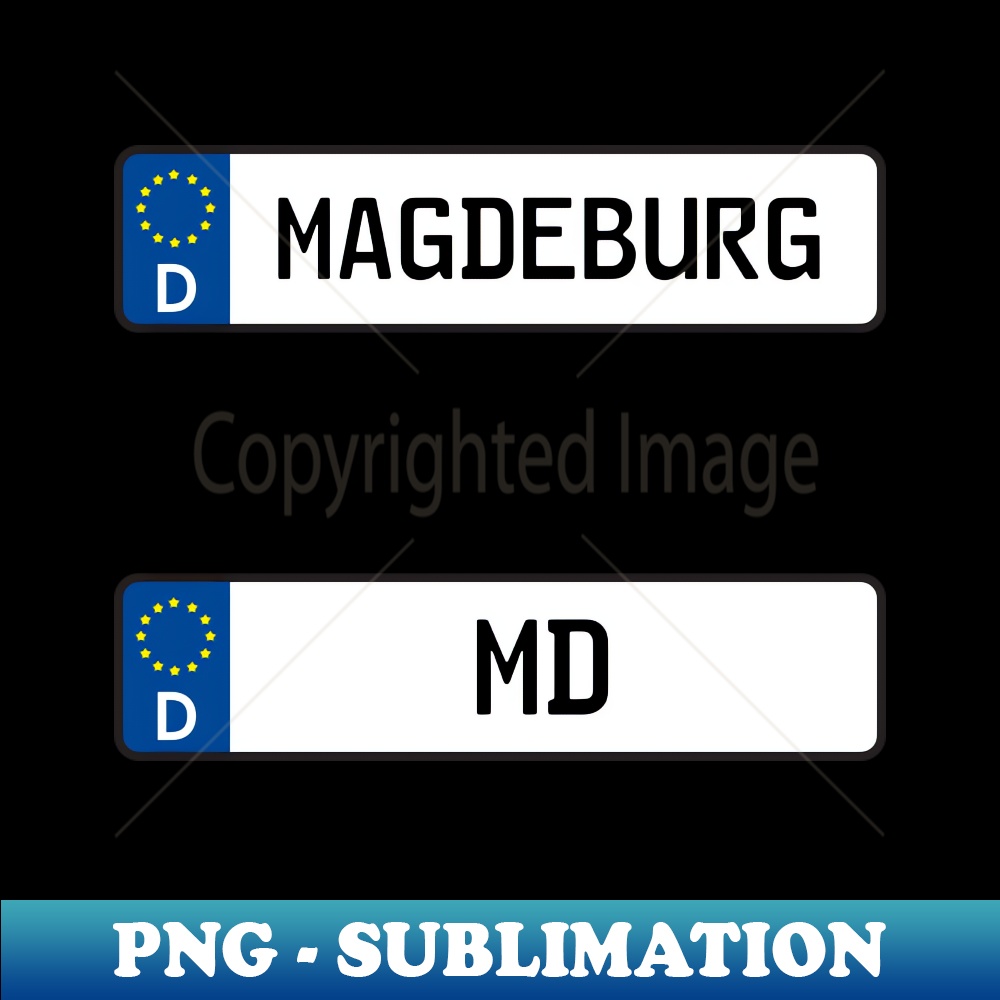 Magdeburg kennzeichen Sticker German Car License Plate Kfz K | Inspire ...