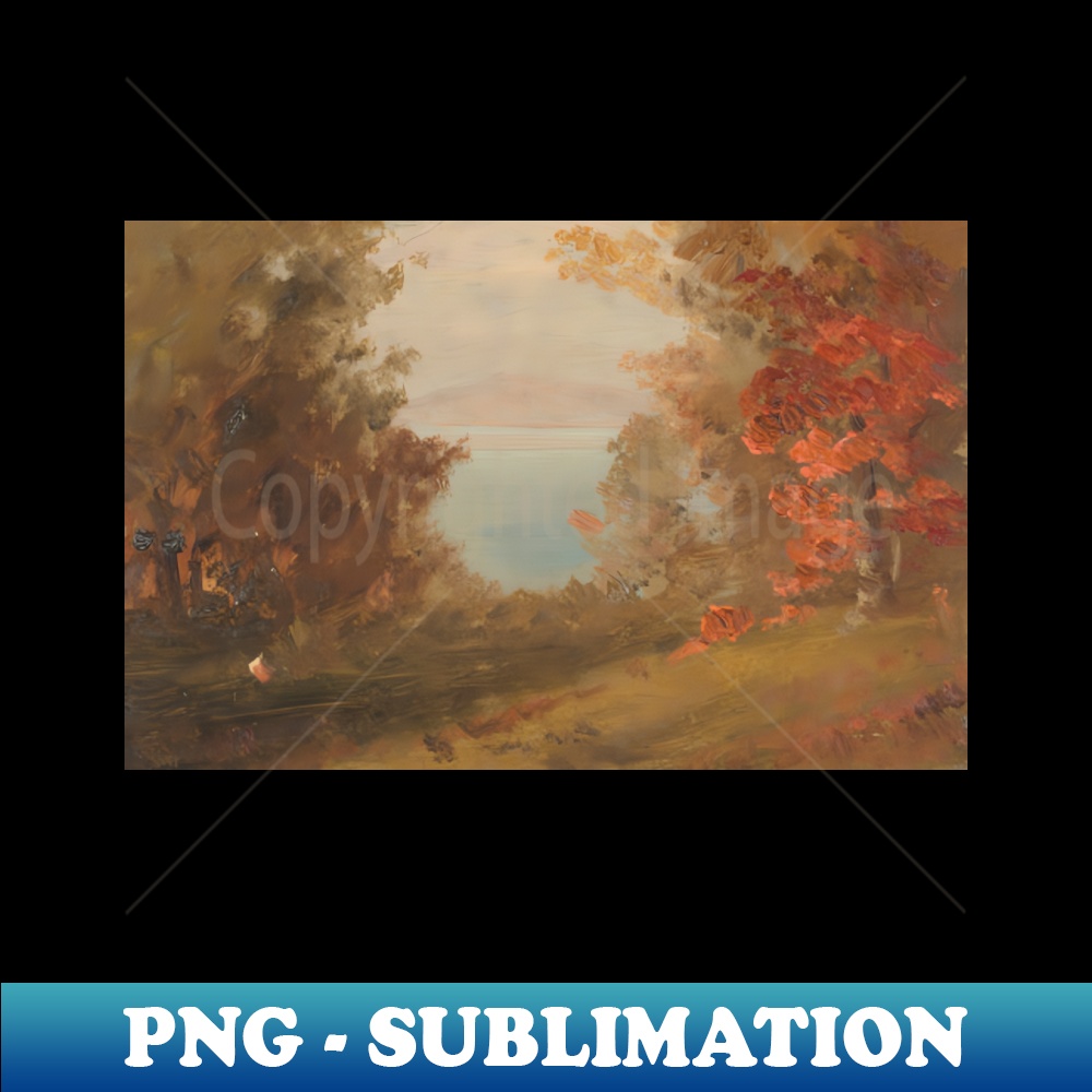 Woodland Scene in Autumn Hudson New York or Maine by Frederi | Inspire ...