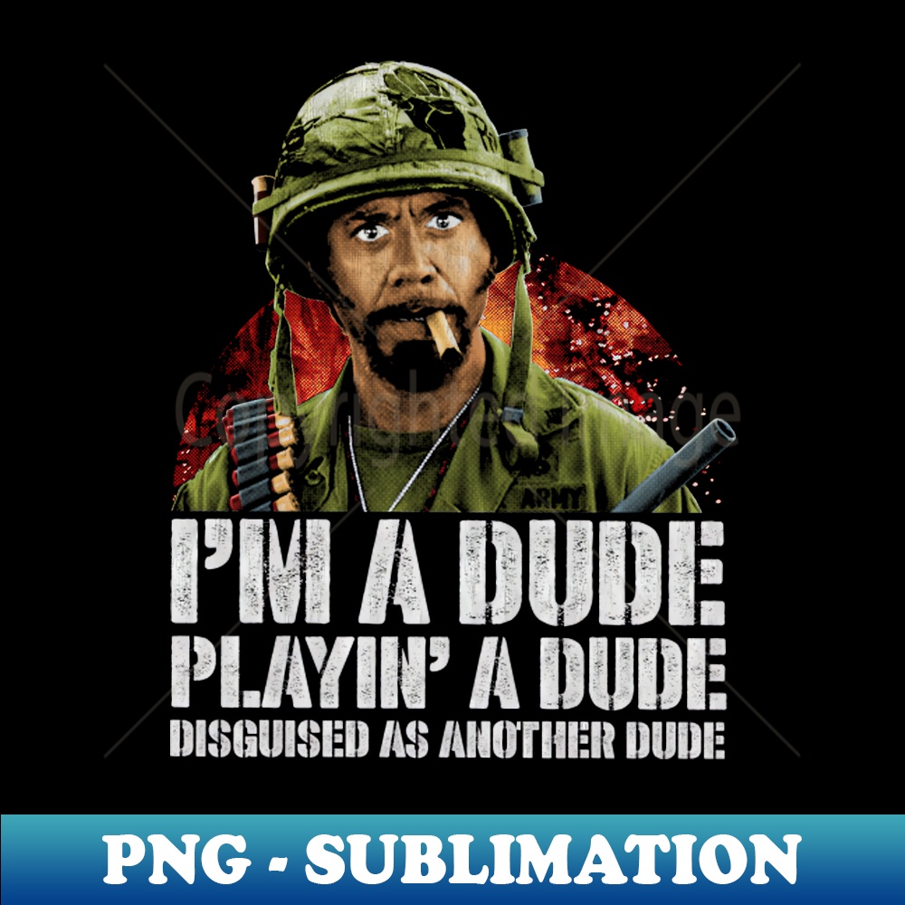 Tropic Thunder Kirk Lazarus Cult Classic - Exclusive Sublima | Inspire ...