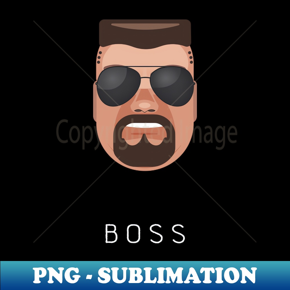 Big Bossman Head with Text - Special Edition Sublimation PNG | Inspire ...