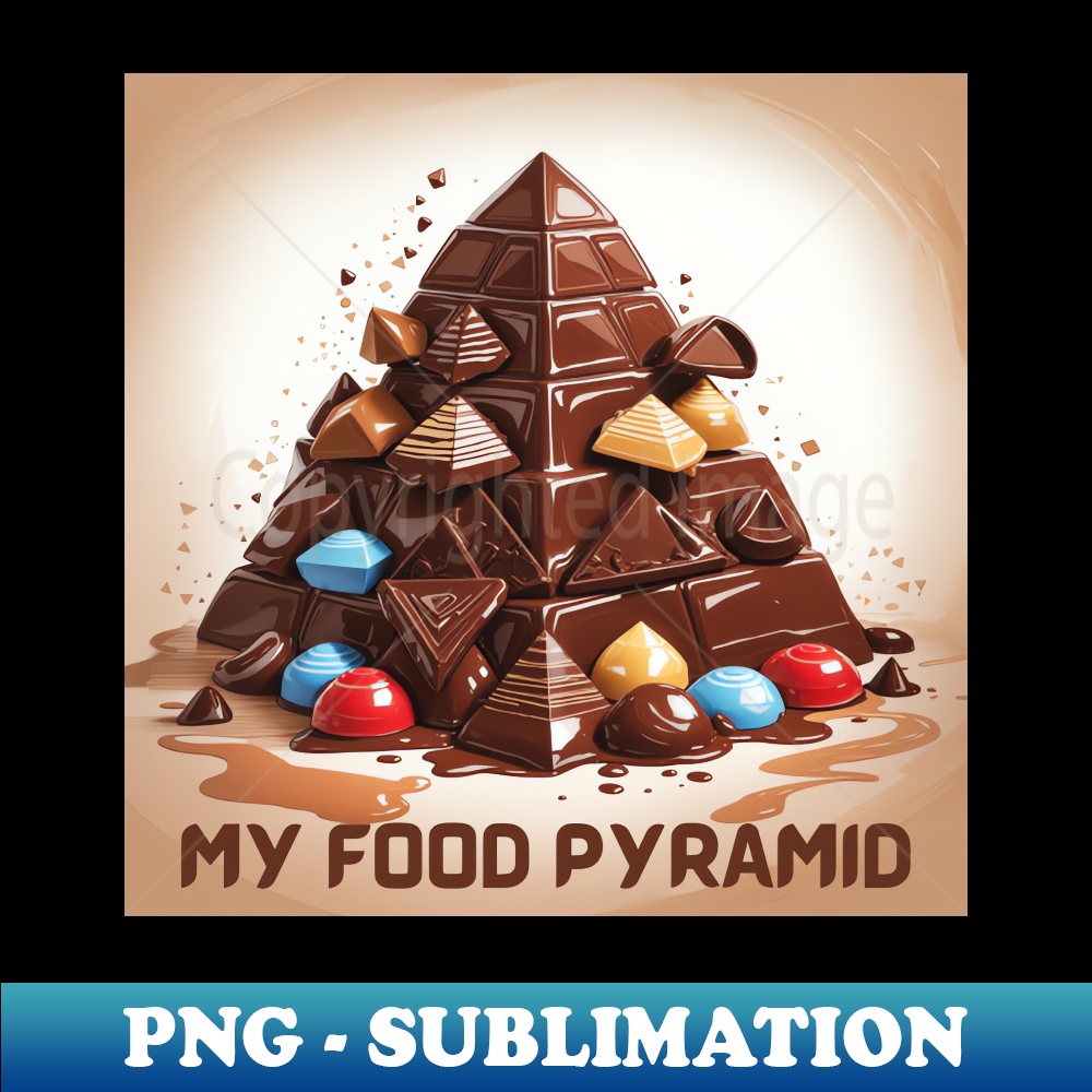 My Food Pyramid - PNG Transparent Sublimation Design - Boost - Inspire ...