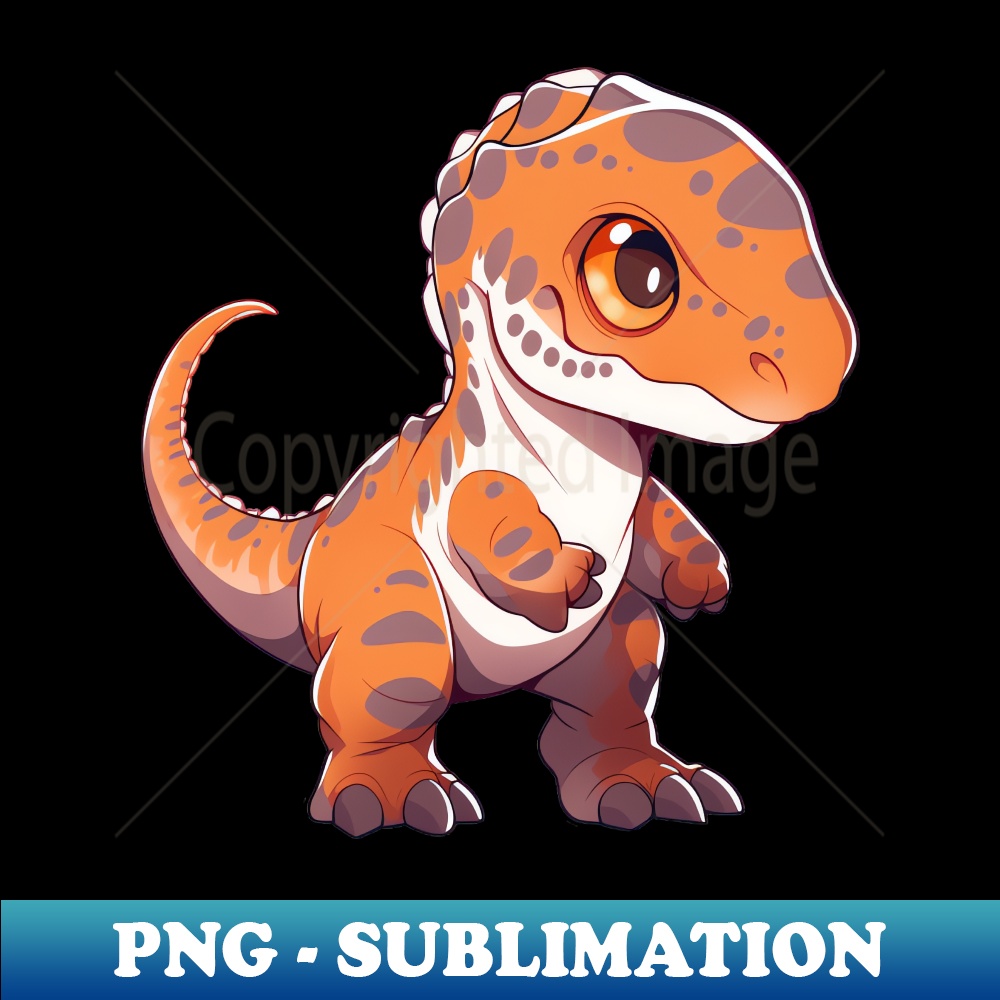 Cute Allosaurus Chibi Style - PNG Sublimation Digital Downlo | Inspire ...