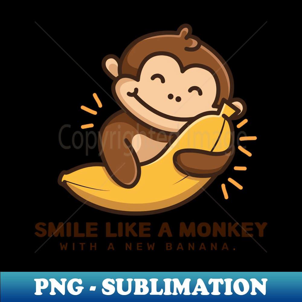 SMILE LIKE A MONKEY WITH A NEW BANANA - Signature Sublimatio | Inspire ...