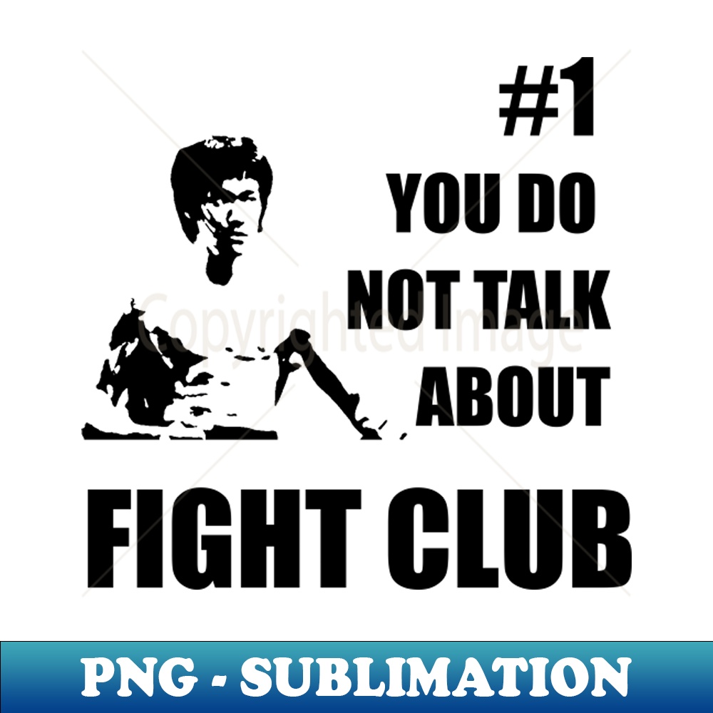 Bruce Fight Club - Signature Sublimation PNG File - Perfect | Inspire ...