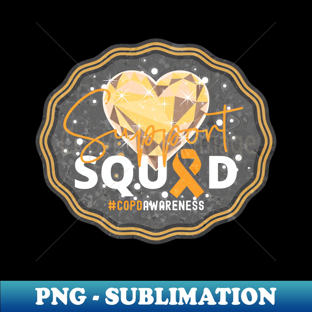 COPD Awareness Support Squad Heart of Gold Edition - Aesthet | Inspire ...