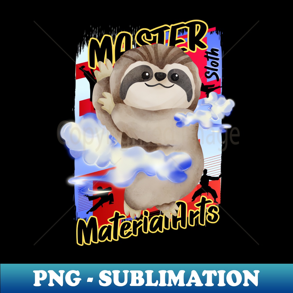 Master Sloth Yoga Imagine for Material Art Kung fu Namaste M | Inspire ...