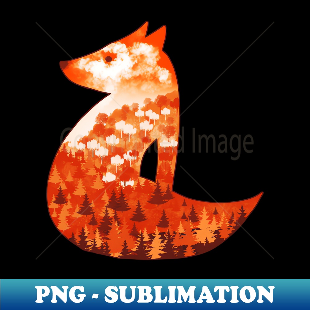 Dream Fox - Aesthetic Sublimation Digital File - Perfect for - Inspire Uplift
