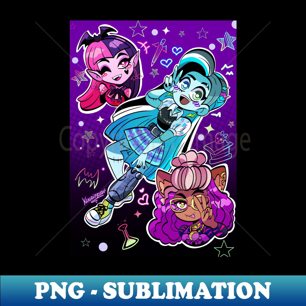Monster high - PNG Transparent Sublimation Design - Fashiona | Inspire ...