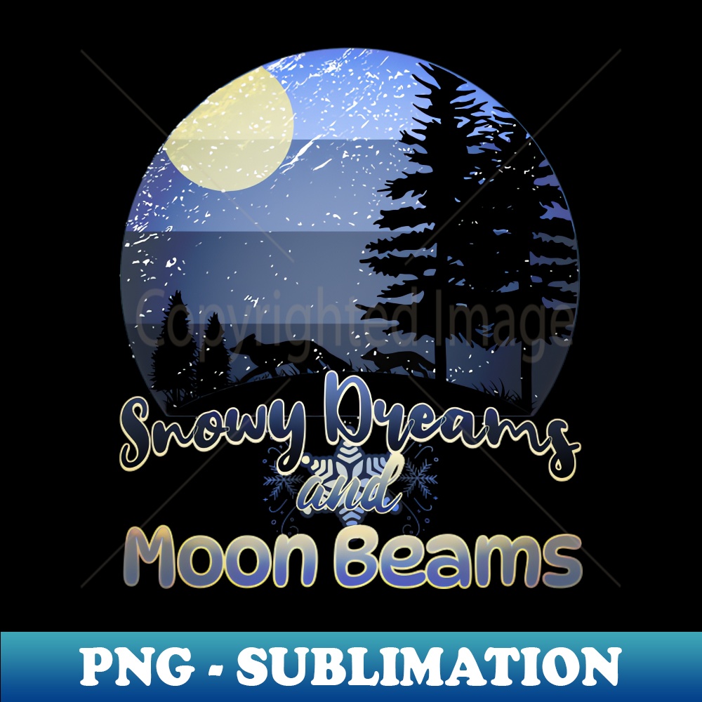 Snowy Dreams and Moonbeams Retro Sunset - Special Edition Su | Inspire ...