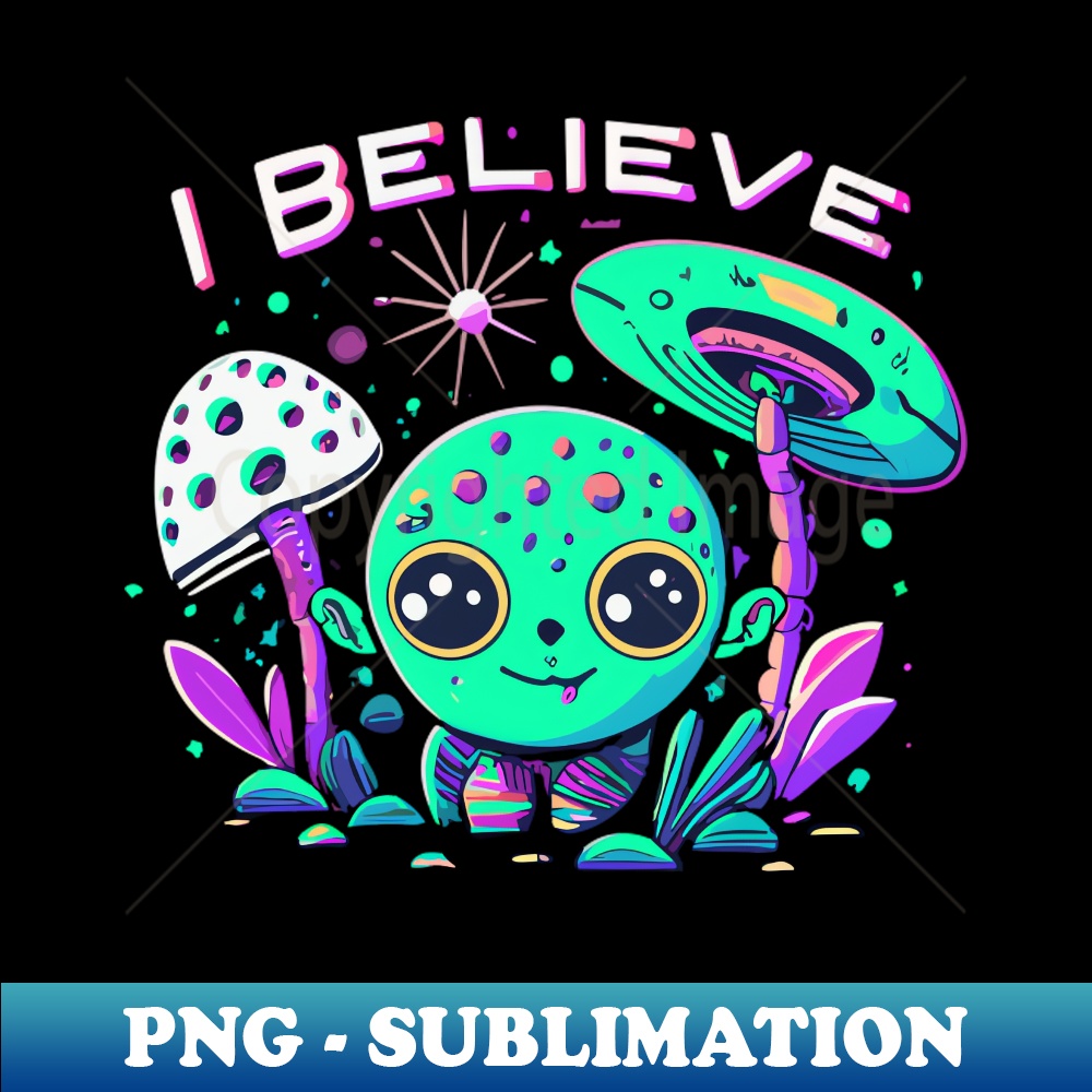 I Believe Alien Abduction - Artistic Sublimation Digital Fil - Inspire ...