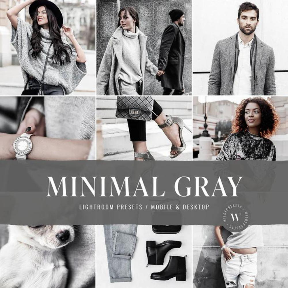 The Minimal Gray Preset Collection - Mobile & Desktop Lightr | Inspire ...