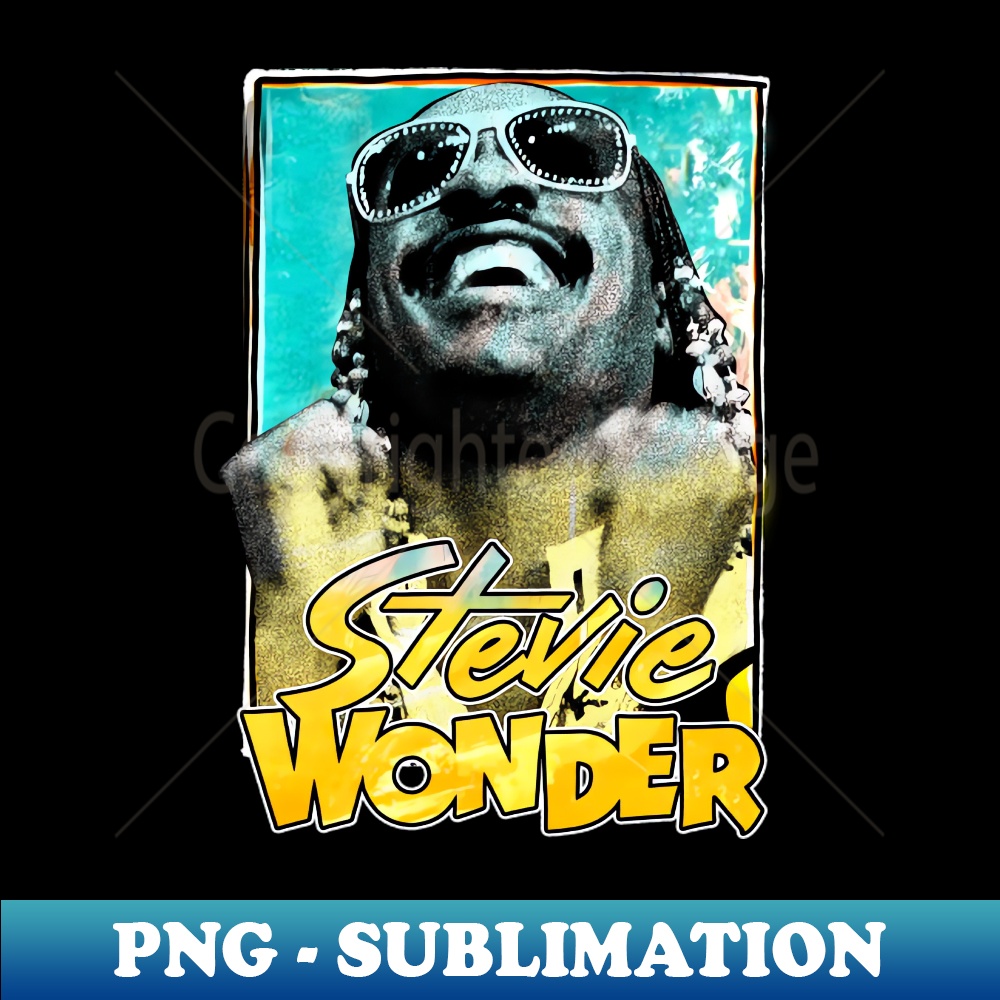 Stevie Wonder - PNG Transparent Digital Download File for Su | Inspire ...