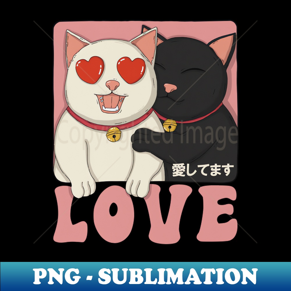Neko Couple - PNG Transparent Digital Download File for Subl | Inspire ...