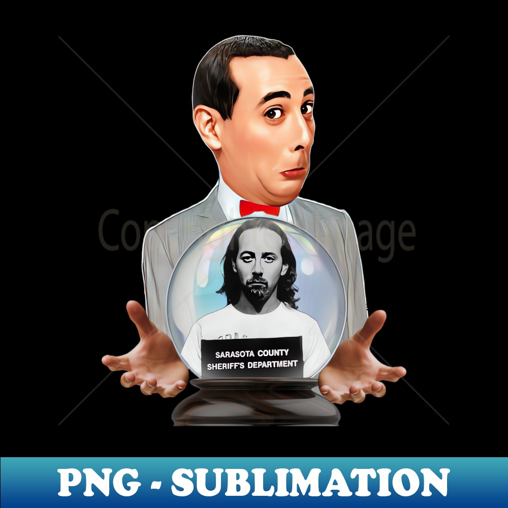 Pee Wee Herman Mugshot - Sublimation-Ready PNG File - Stunni - Inspire ...