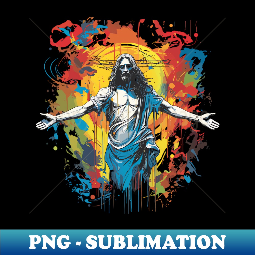 RESURRECTED JESUS - Decorative Sublimation PNG File - Perfec | Inspire ...