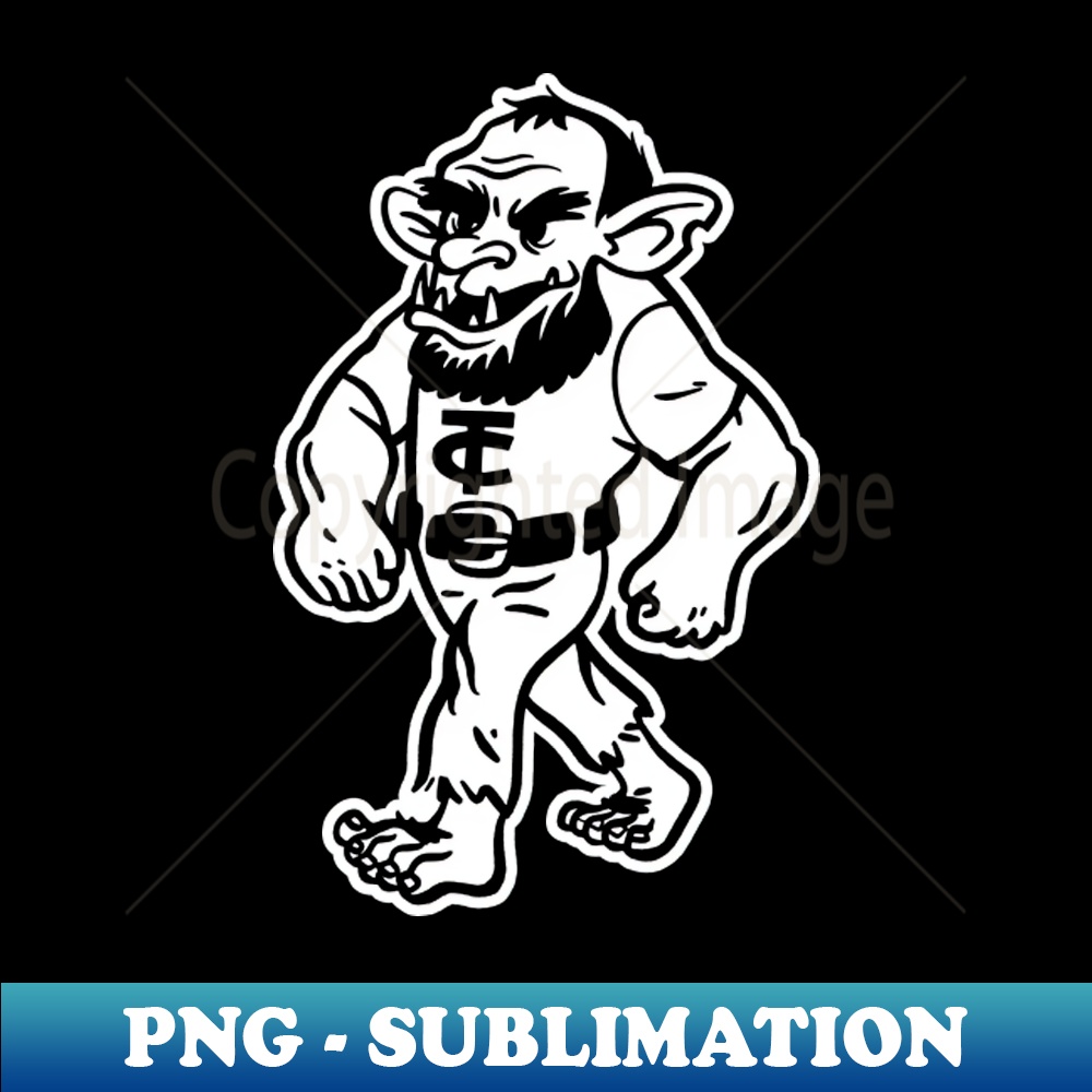 Trinity Christian College Trolls - Simple White Mascot - PNG | Inspire ...