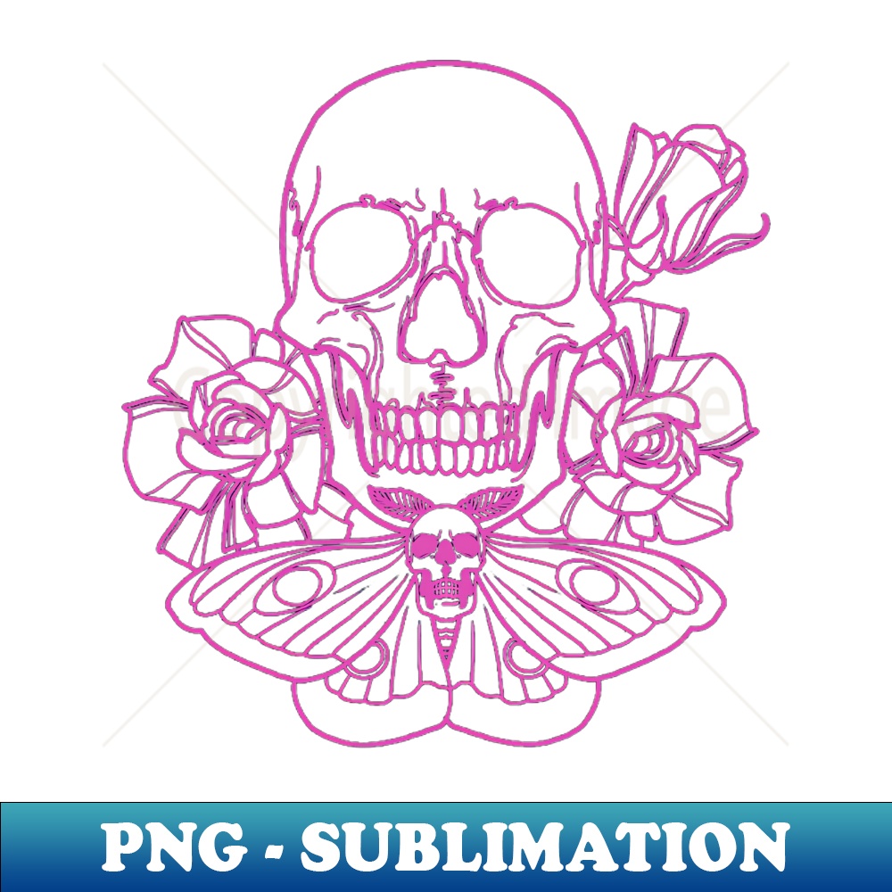 BOOM Death Head - PNG Transparent Sublimation File - Vibrant | Inspire ...