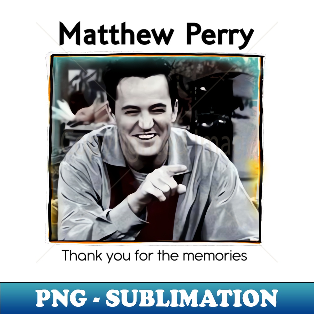 Matthew Perry 1969 - 2023 - Elegant Sublimation PNG Download - Inspire ...
