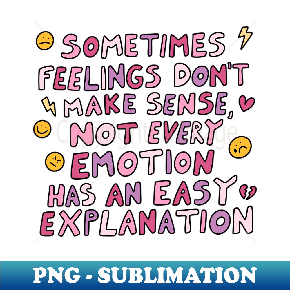 Emotions - PNG Transparent Sublimation Design - Boost Your S - Inspire ...