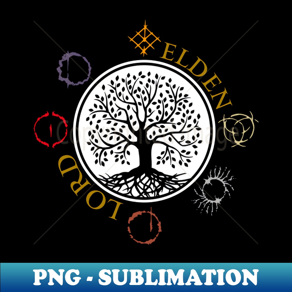 Elden Lord Runes - PNG Transparent Sublimation File - Perfec - Inspire ...