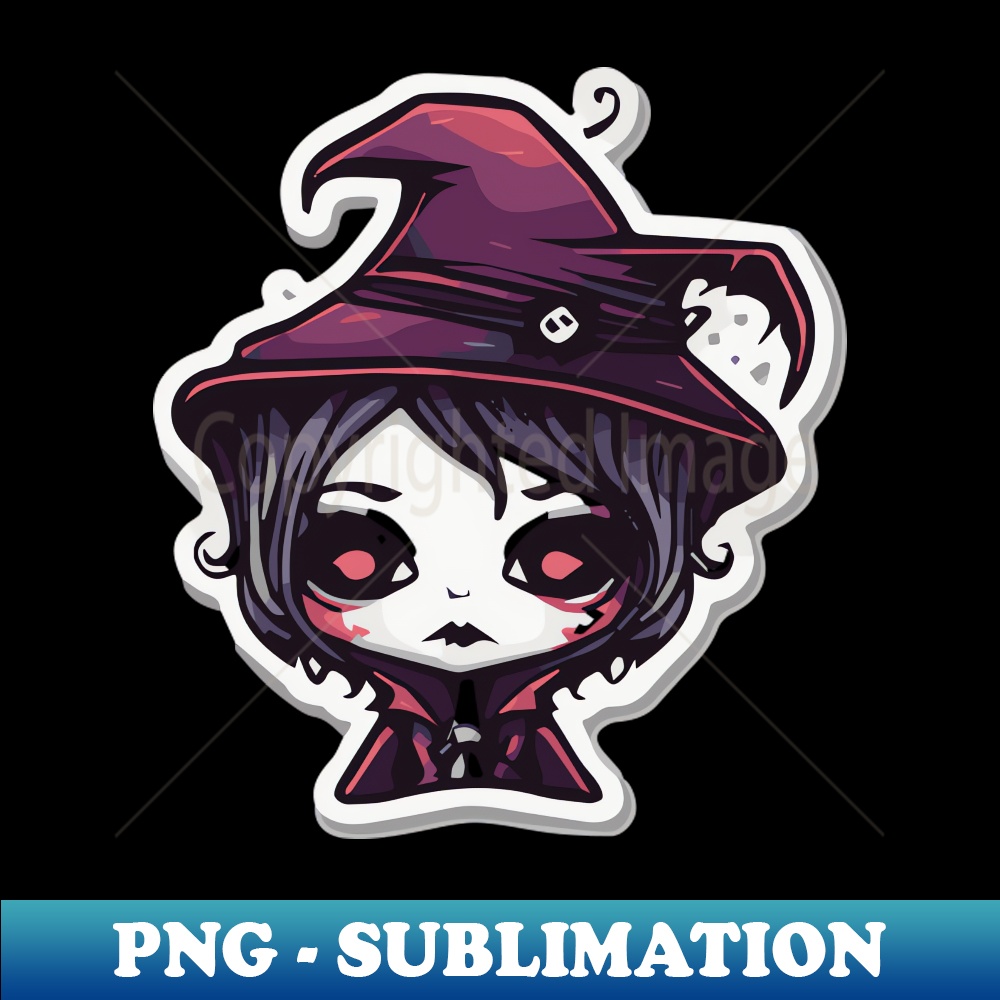 Vampire Witch with Witch Hat - Signature Sublimation PNG Fil | Inspire ...