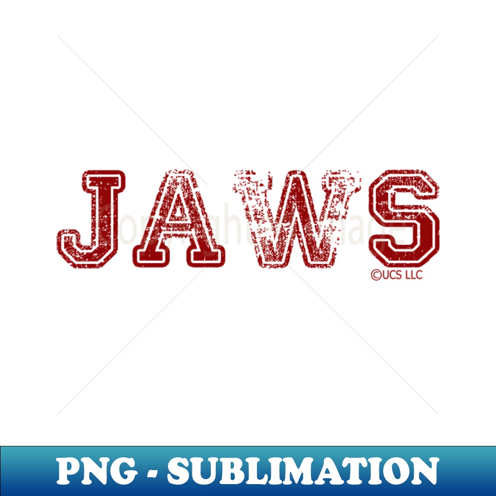 Retro Vintage Jaws Logo - Modern Sublimation PNG File - Unle | Inspire ...