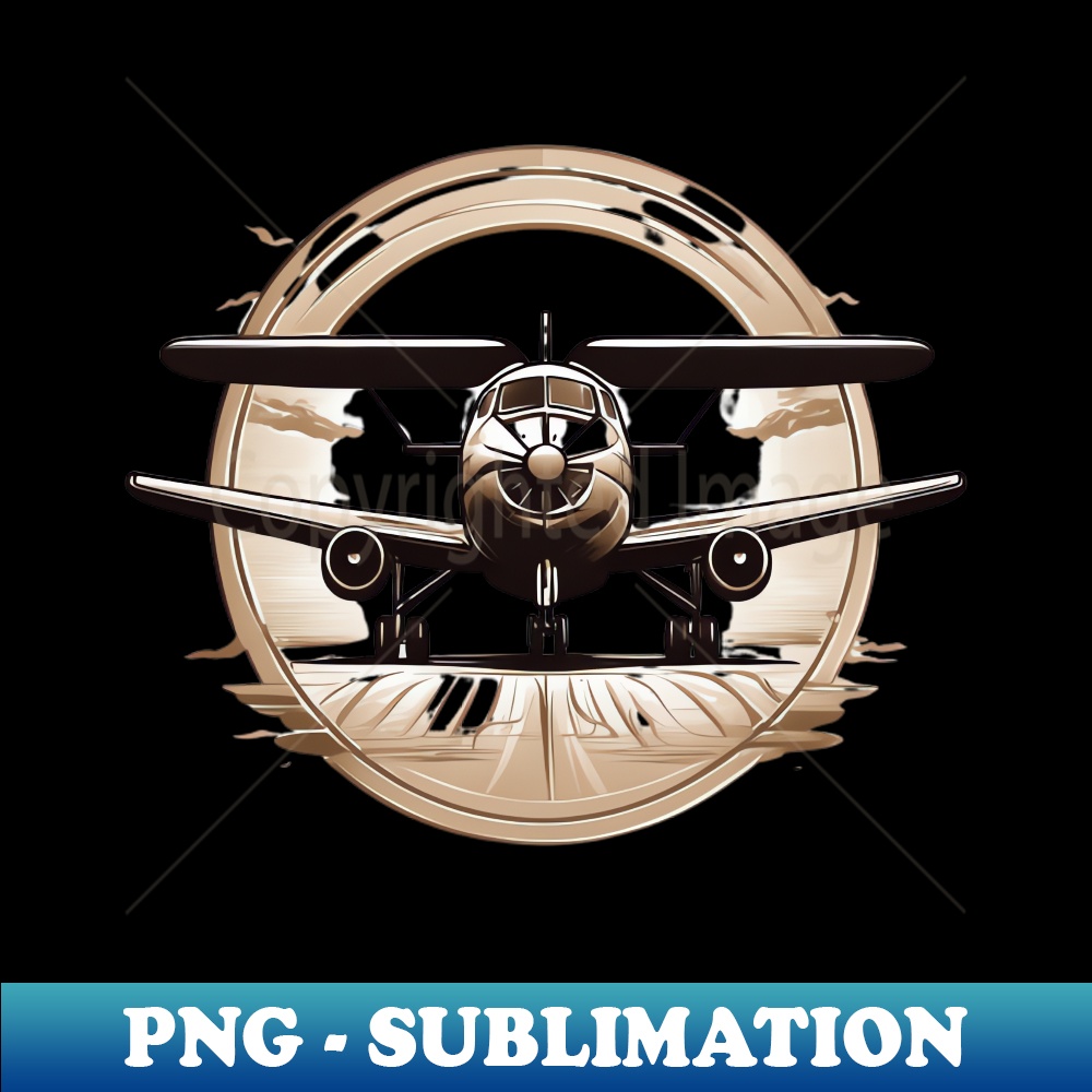 classic retro airplane - Special Edition Sublimation PNG Fil | Inspire ...