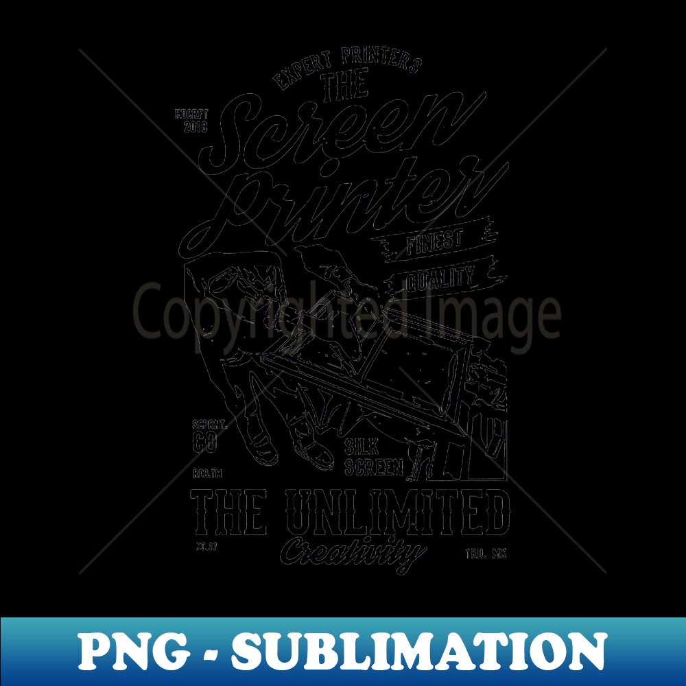 Screen Printer - Signature Sublimation PNG File - Bring Your | Inspire ...