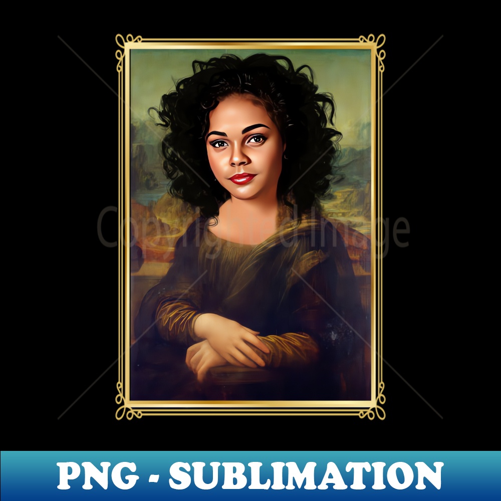 Mona Lisa Turtle - PNG Transparent Sublimation Design - Perf | Inspire ...