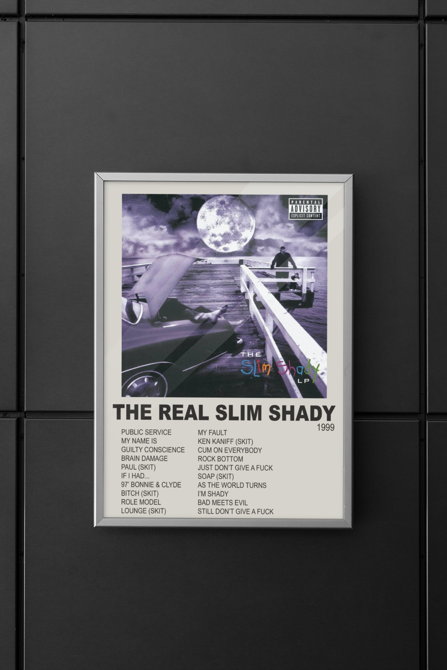 Eminem Eminem Poster Eminem Album Poster the real slim s | Inspire Uplift