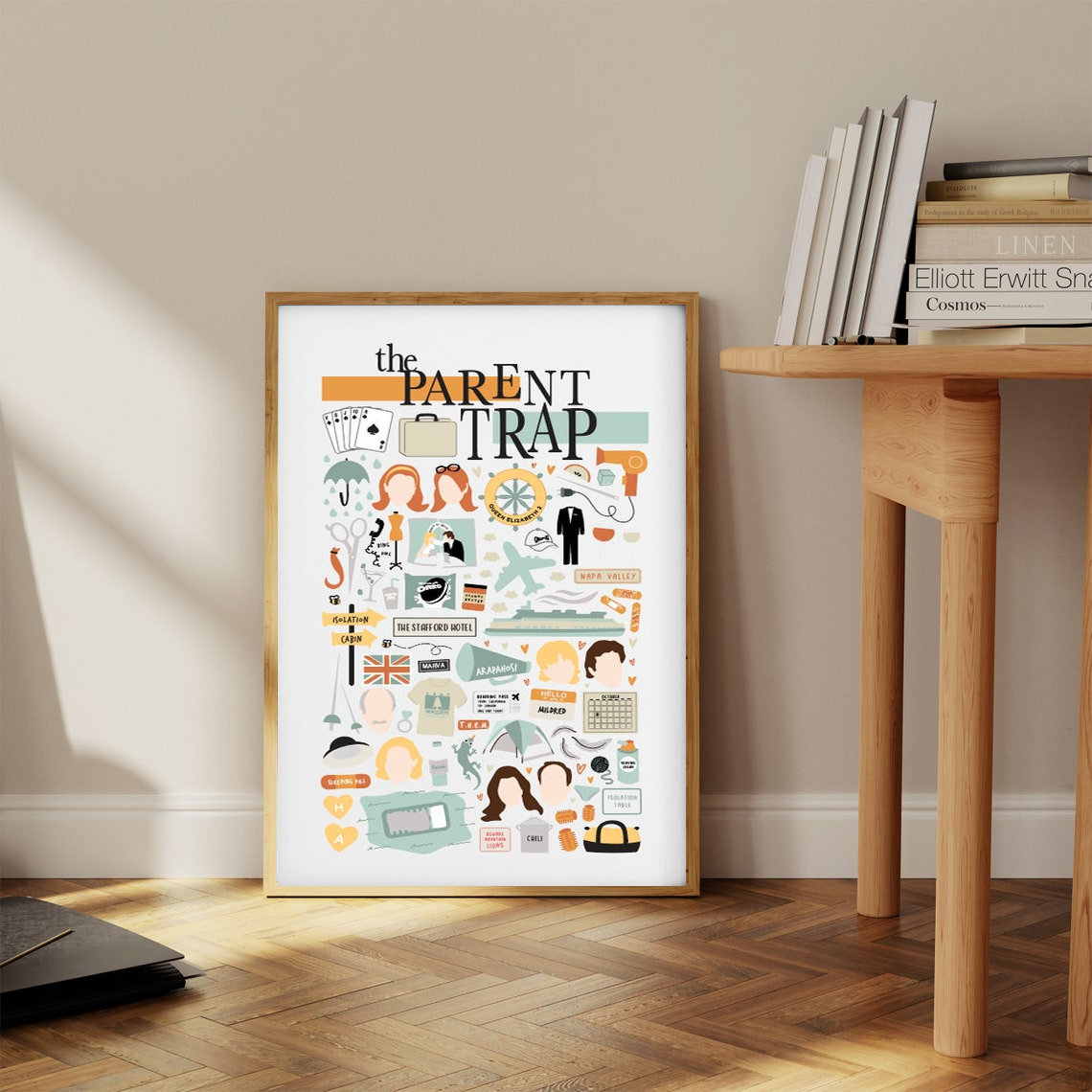 The Parent Trap 1998 Collage Poster, Quotes, Symbols, Icons, | Inspire ...