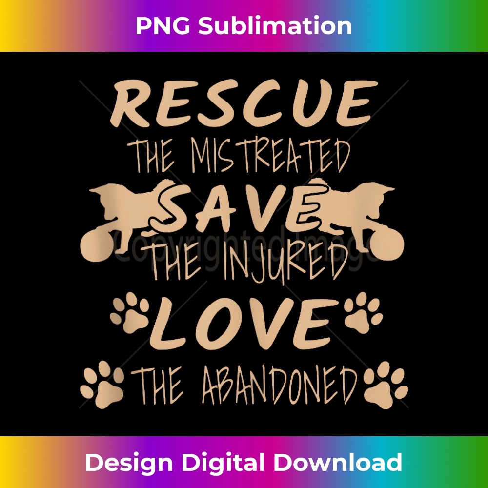 Rescue The Mistreated Cute Animal Rescue Dog Cat Tank - Luxe | Inspire ...