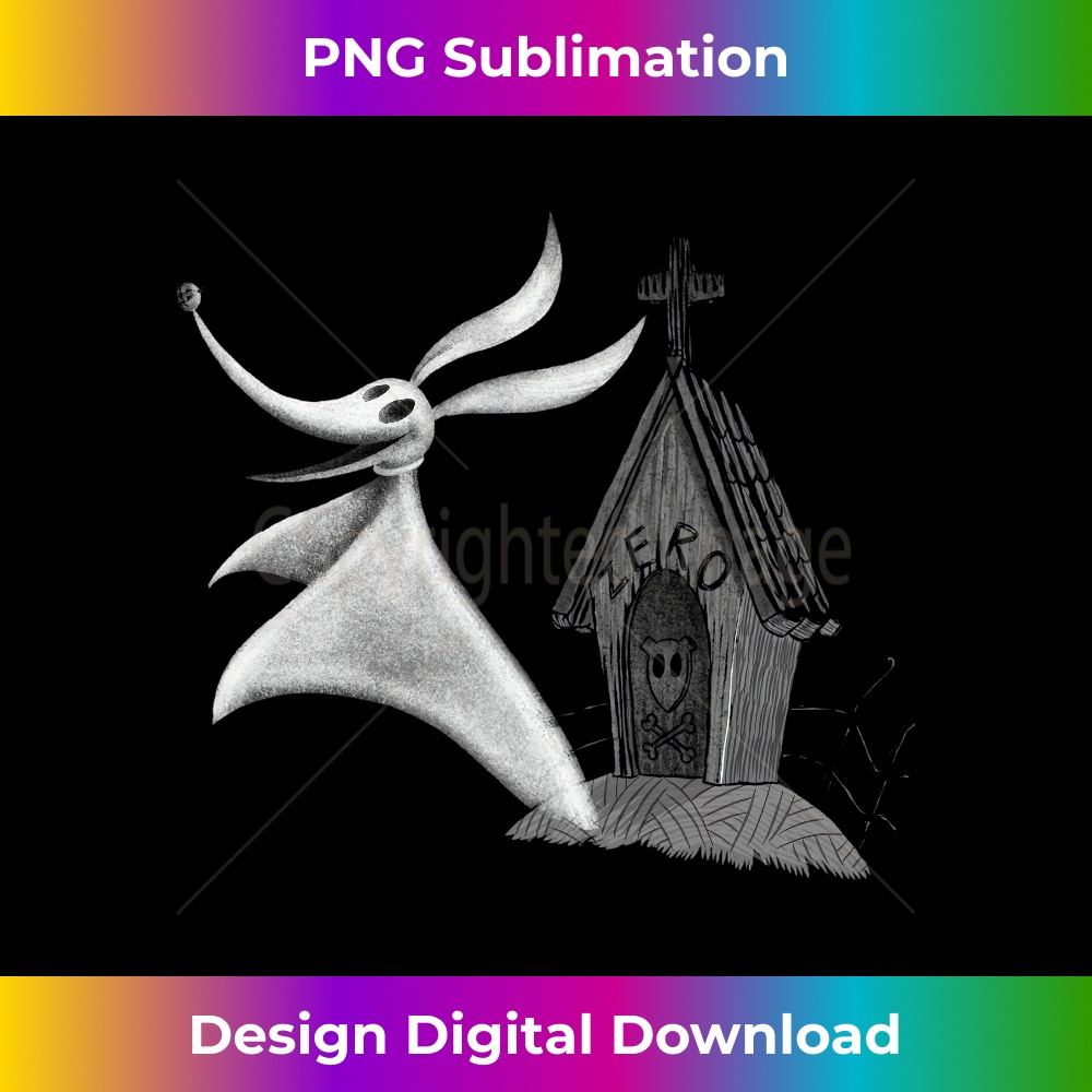 Disney The Nightmare Before Christmas Zero Dog House Long Sl | Inspire ...